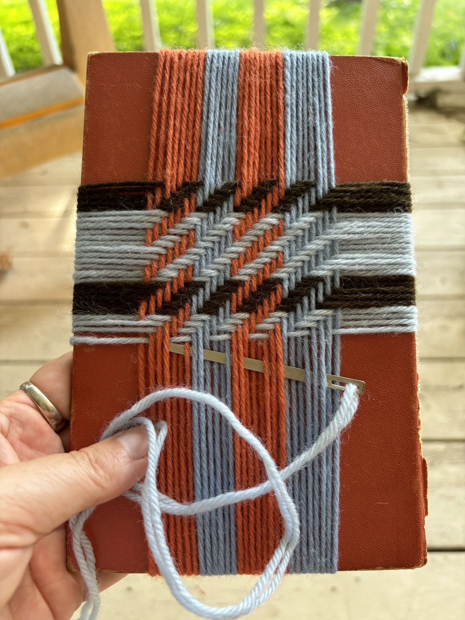 Summer 2024 fixation, part one: Off-loom weaving - Curious Crone
