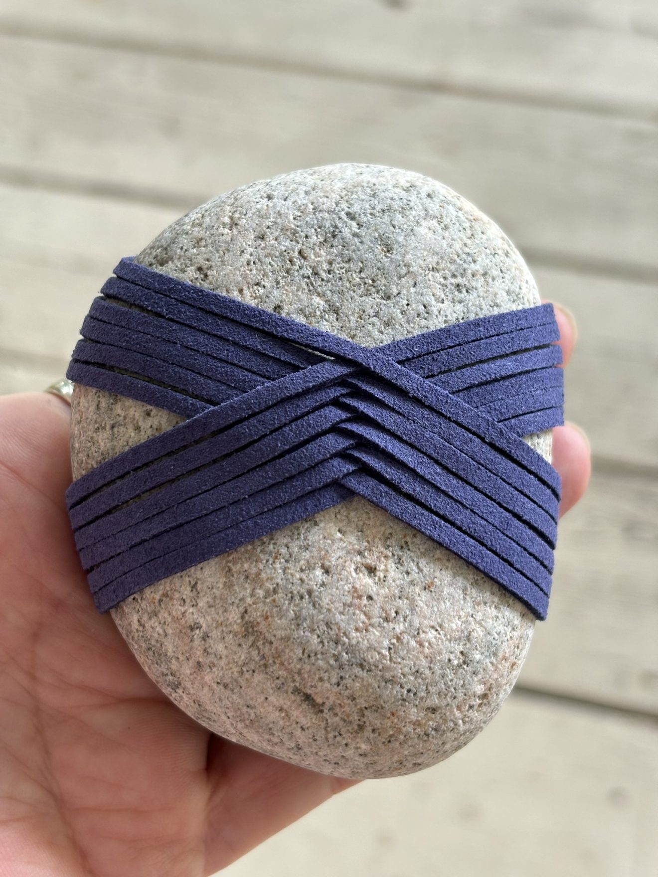 Summer 2024 fixation, part two: wrapping rocks - Curious Crone