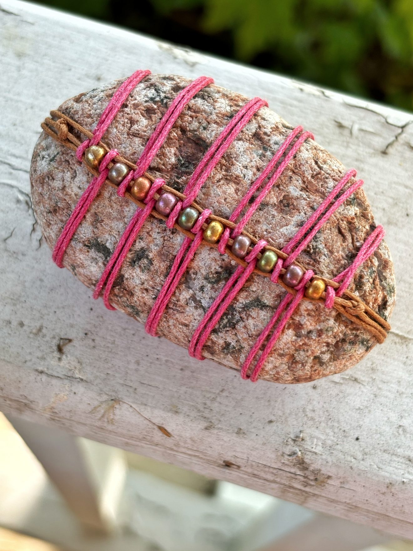 Summer 2024 fixation, part two: wrapping rocks - Curious Crone