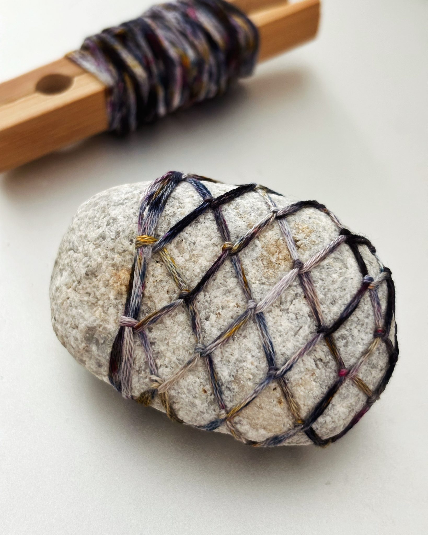 New curiosity workshop: How to wrap rocks - Curious Crone
