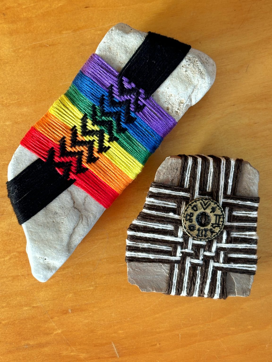 New curiosity workshop: How to wrap rocks - Curious Crone