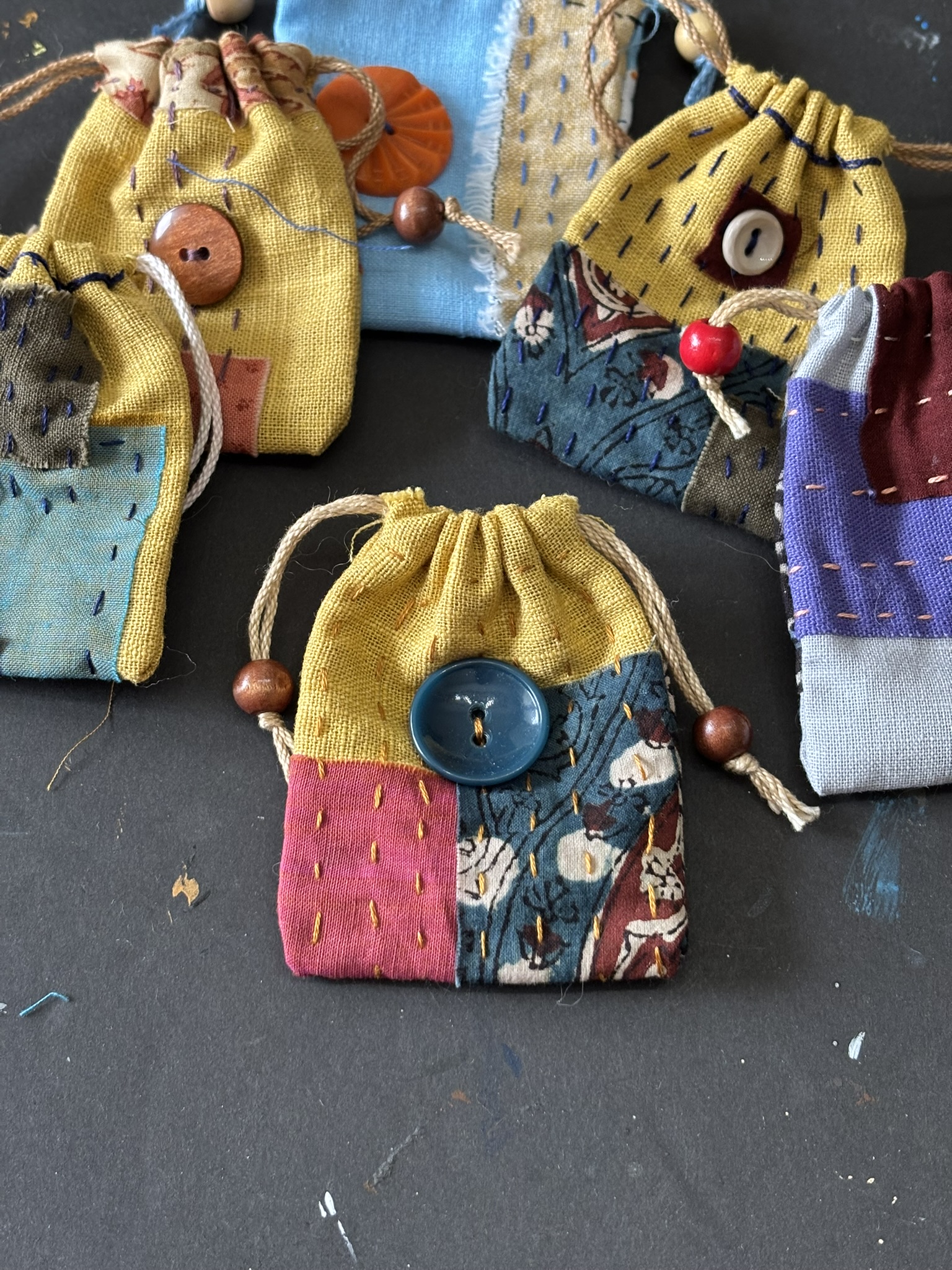 Tutorial: Hand sewing a magic charm pouch - Curious Crone